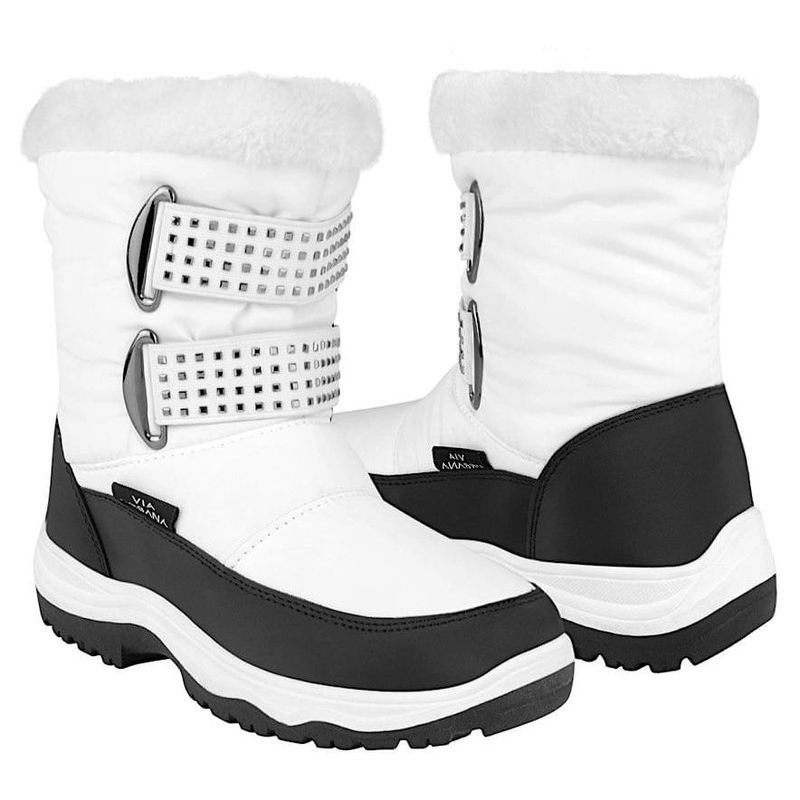 BOTINES INVIERNO DAMA LED AND WHEELS 7L381 TEXTIL BLANCO