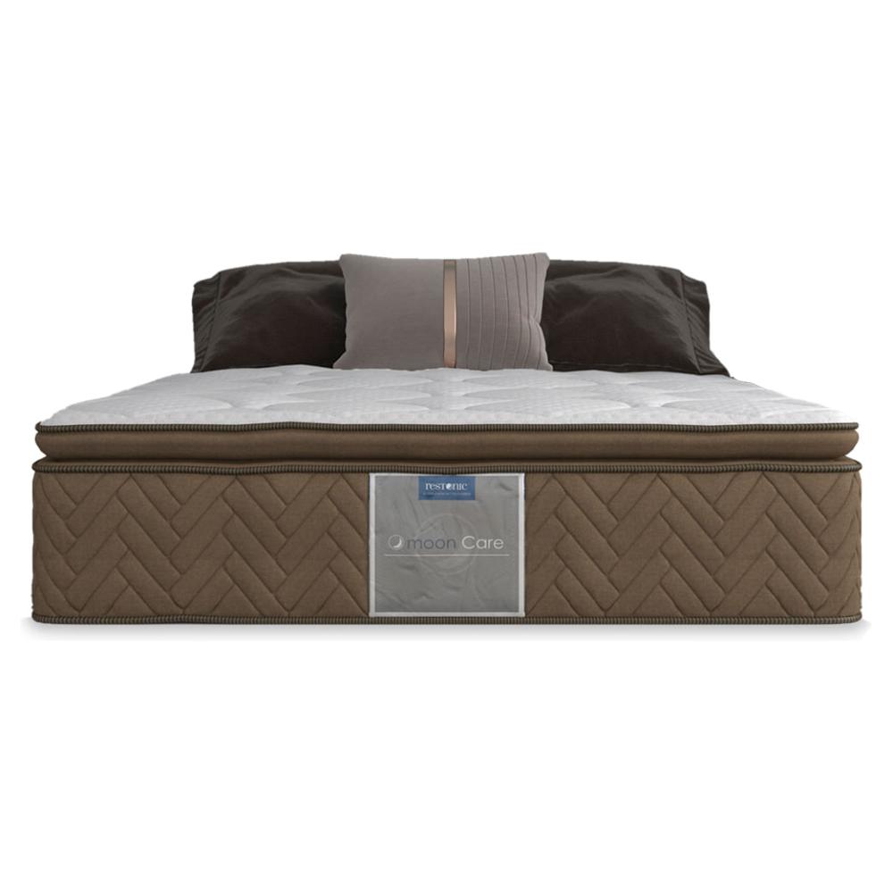 Colchon Restonic Queen Size Antiestres Ortopedico Leyen Antibacterial