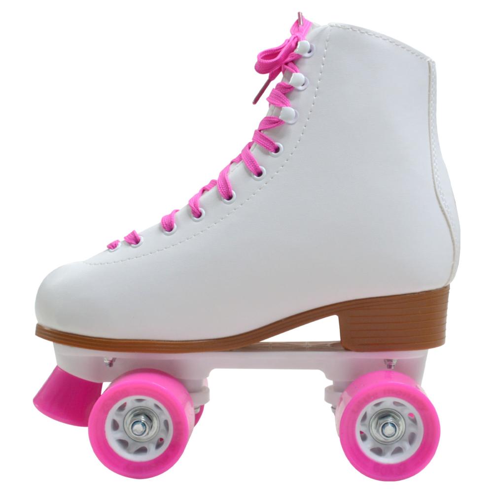 Patines 4 Ruedas Chicago Unisex Quads Profesionales Blancos