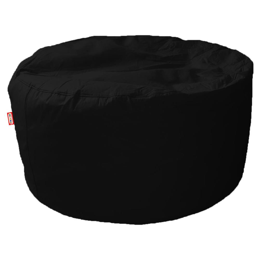 Sillón Puff Circular Grande Negro UNITALLA