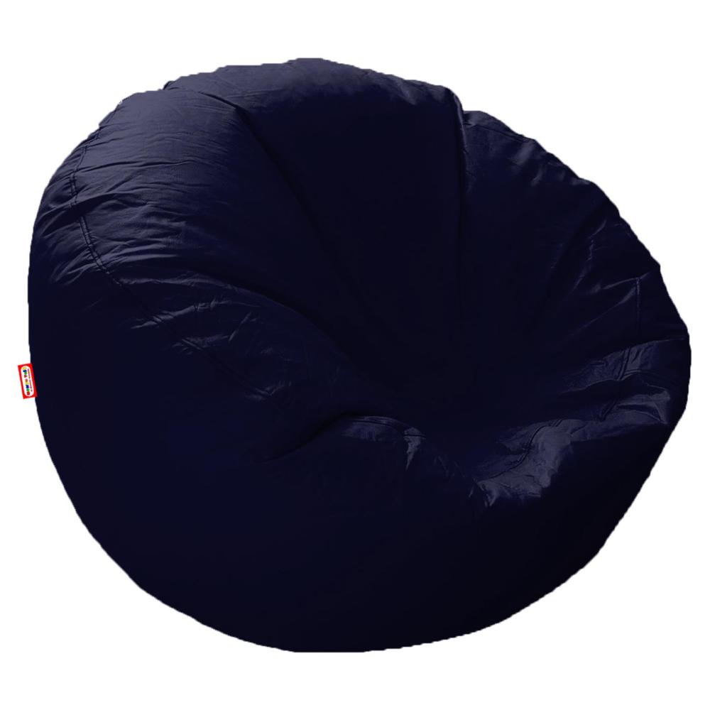 Sillón Puff Circular Grande Azul UNITALLA