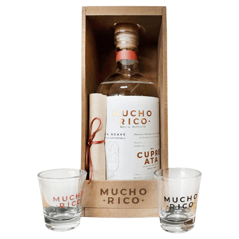 Set Mezcal Artesanal Joven Cupreata Mucho Rico 700ml