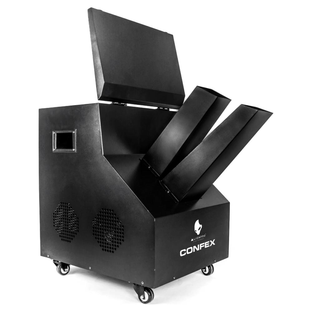 Máquina De Confeti Confex 1000W Alienpro de Covertura 6 a 7m