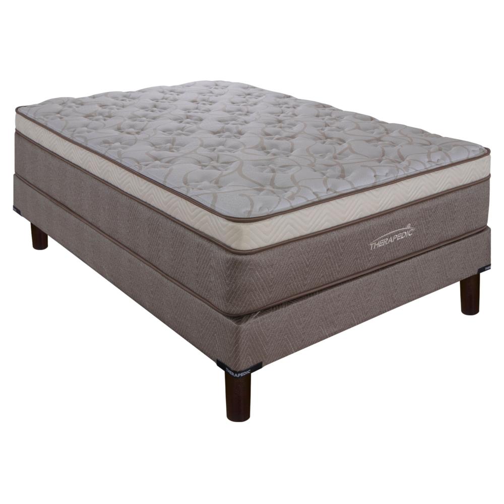 Set de colchon y Box Queen Size Therapedic Beauty