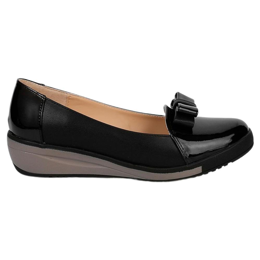 Zapato Mujer Mocasín Casual Negro Stfashion 20203702