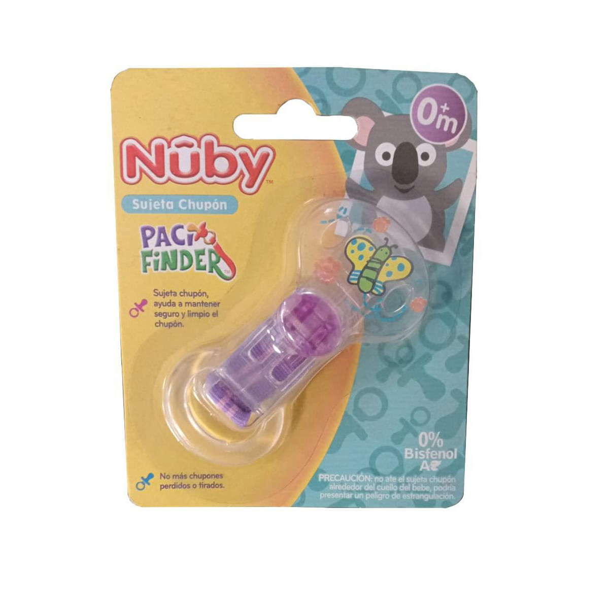 Sujeta Chupón Paci Finder Nuby Mariposa