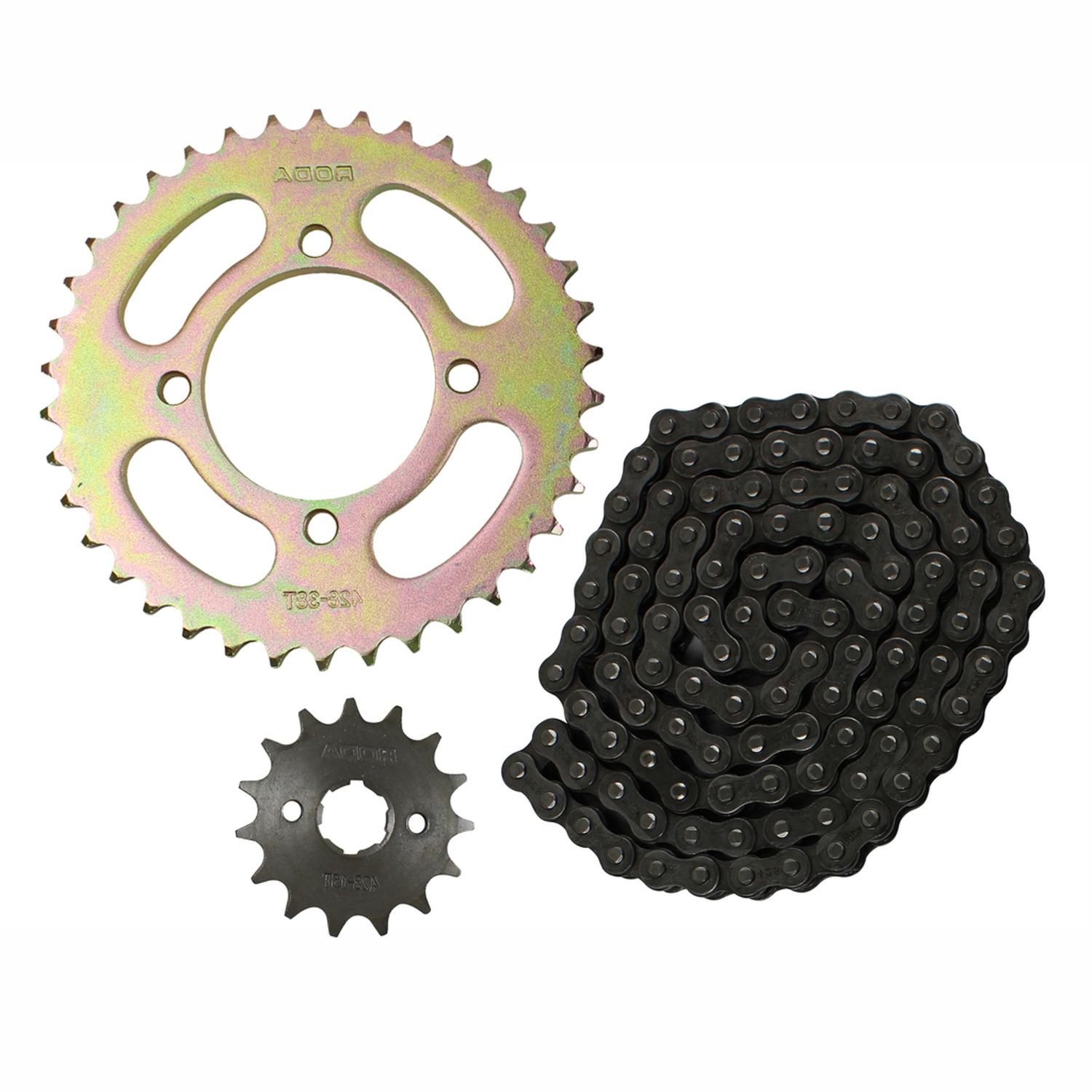 Engrane 38X15 Cadena 428X108L Set Italika 125Z (16-19) Roda