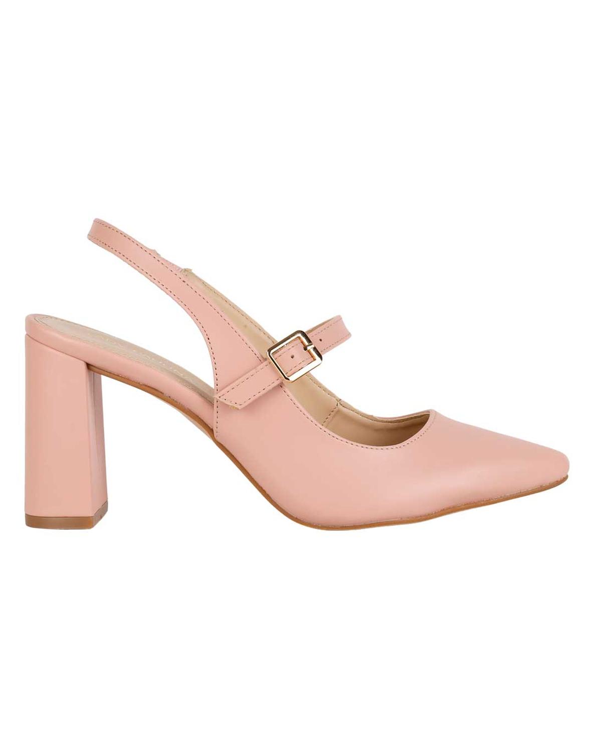 Zapatilla Mujer Tacón Rosa Lady Paulina 02704006