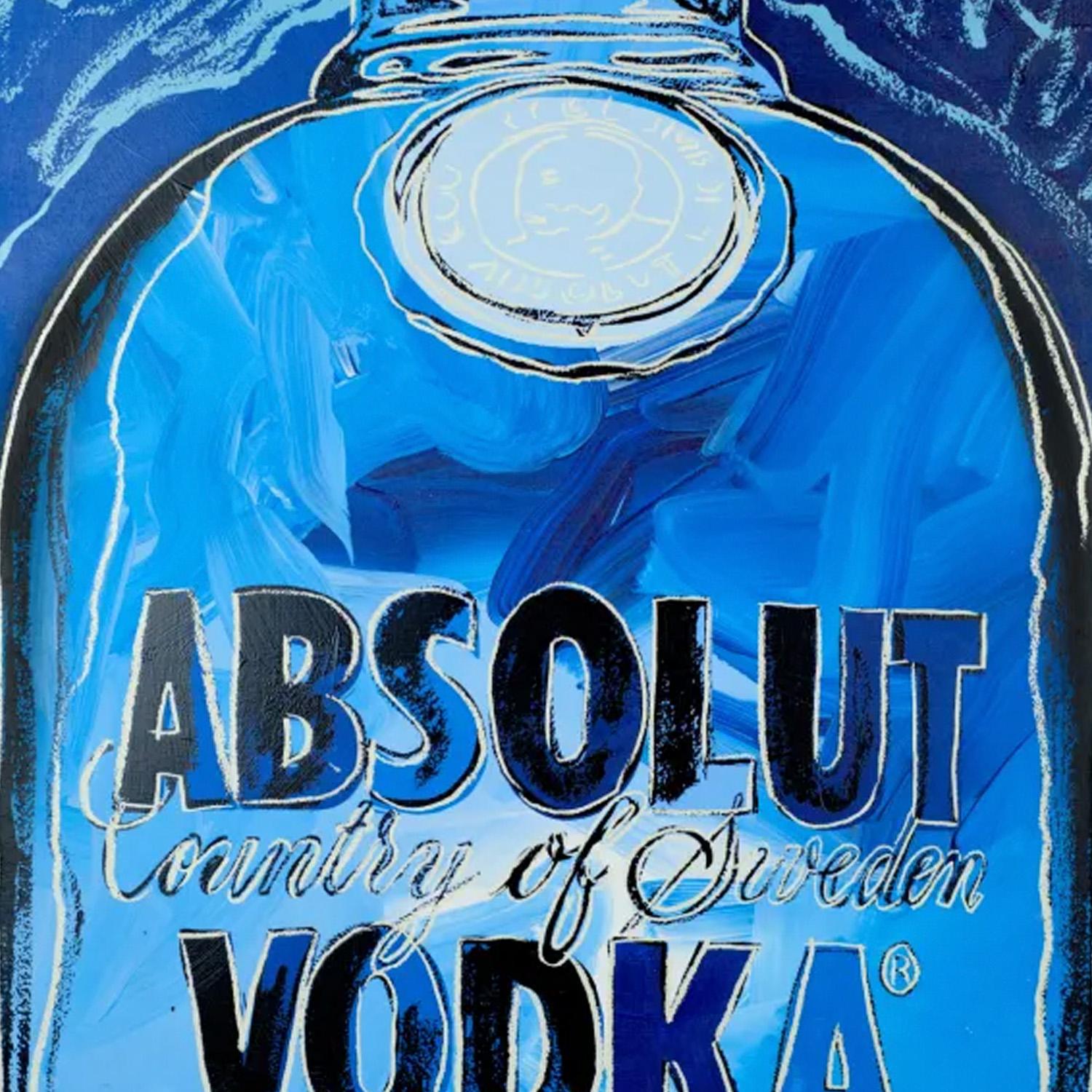 Vodka Absolut Azul Edic Warhol 750 ml