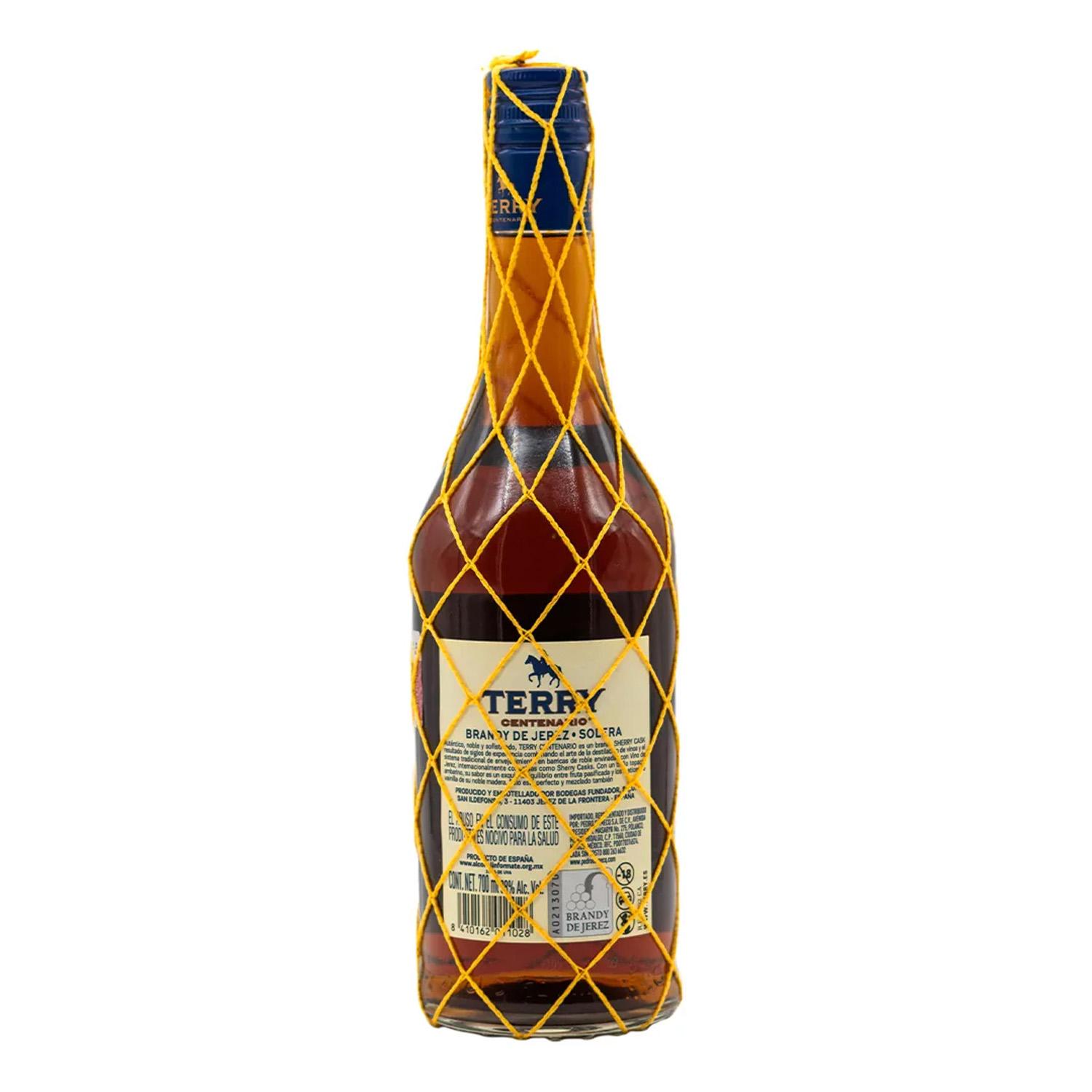 Paquete de 3 Brandy Terry Centenario Sherry Cask 700 ml