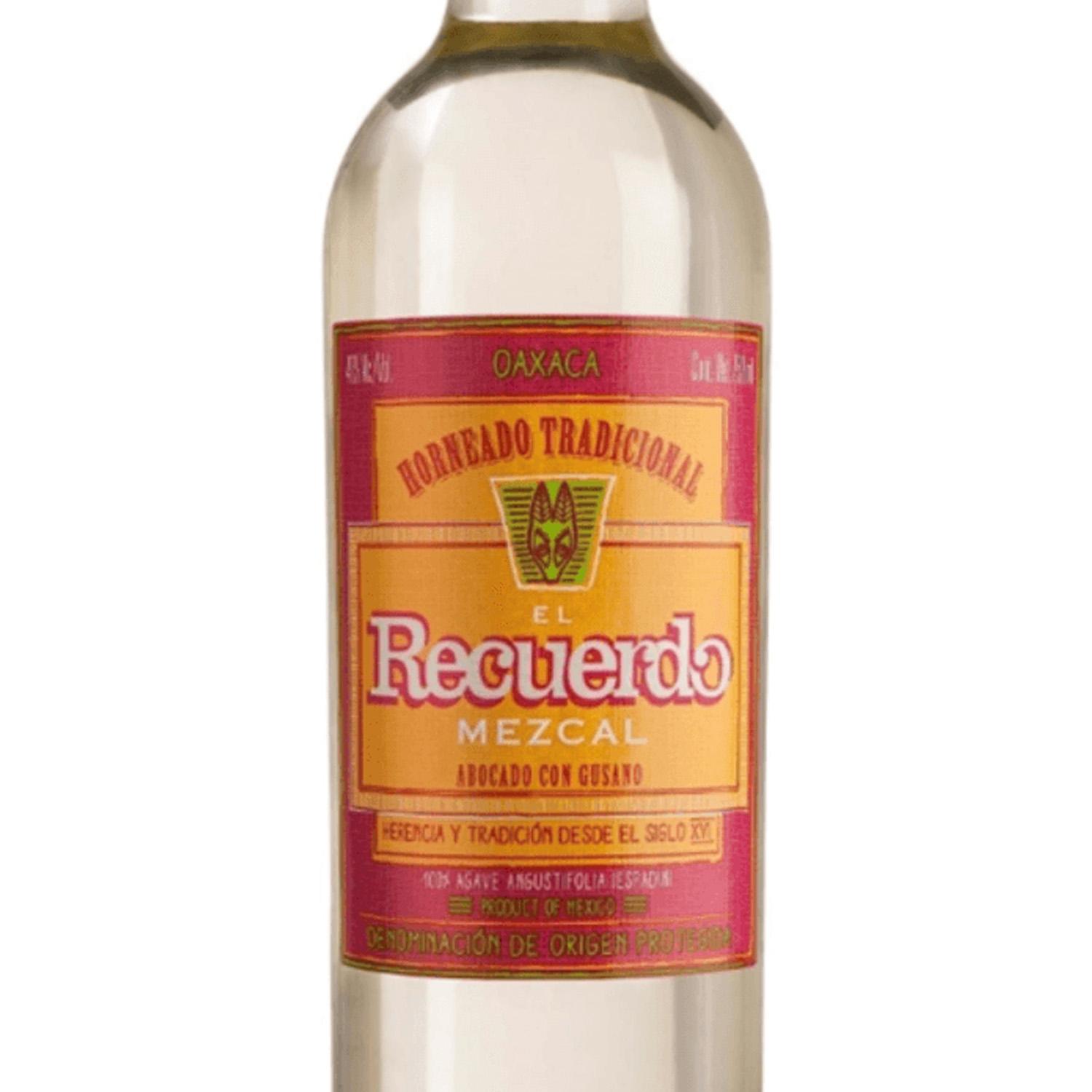 Pack de 4 Mezcal Recuerdo De Oaxaca Abocado con Gusano 750 ml