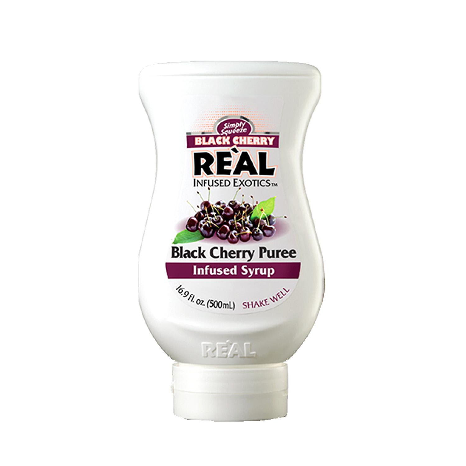 Pack de 12 Jarabe Puree Real Black Cherry 500 ml
