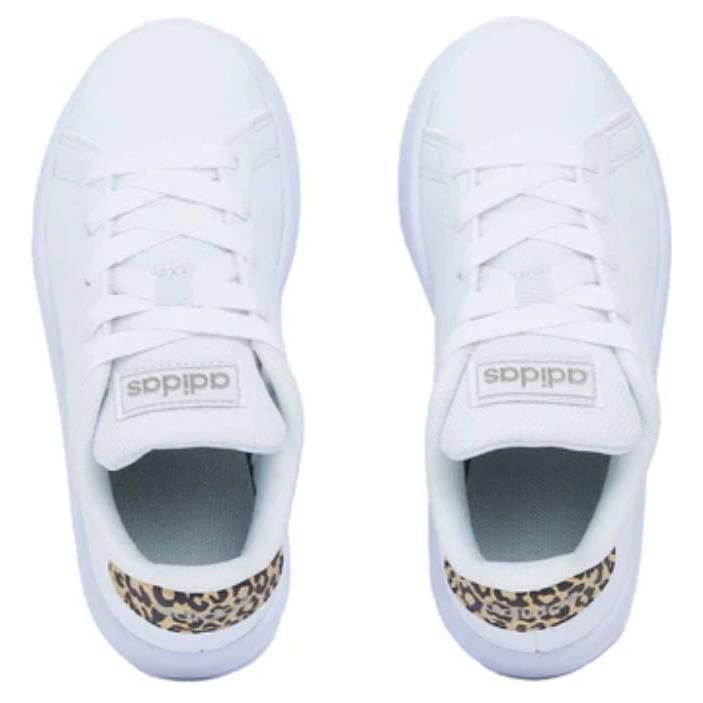Tenis Casual Adidas Advantage K Blanco-Niñas FY8875