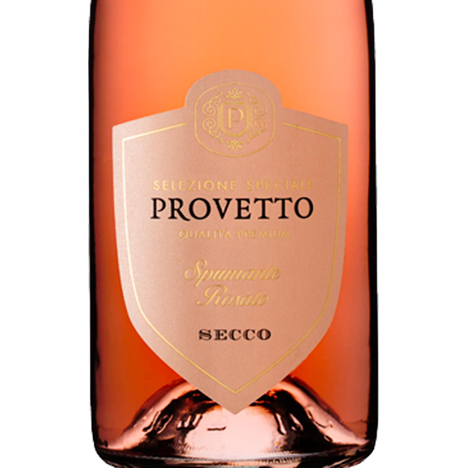 Pack de 6 Vino Espumoso Provetto Sec Rosado 750 ml