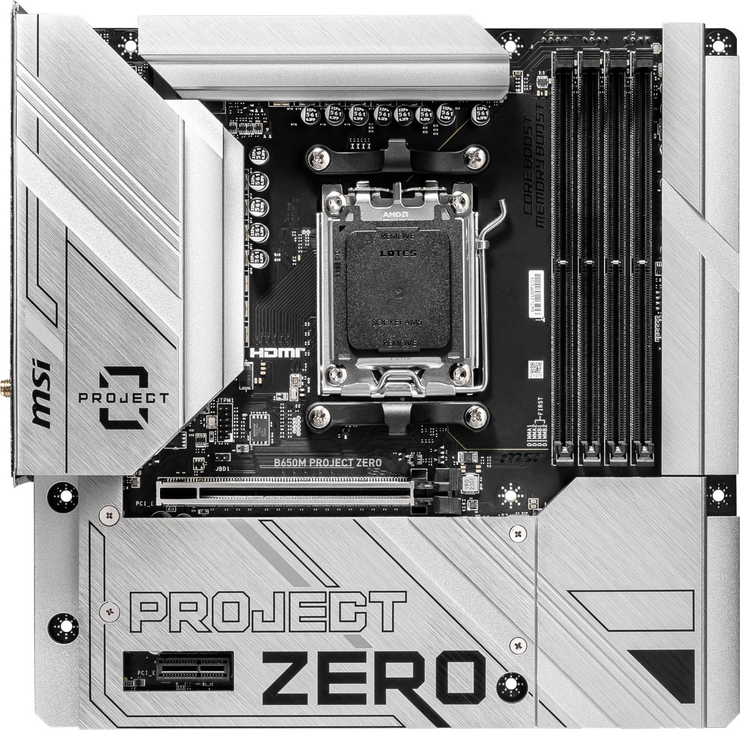 Tarjeta Madre Msi Micro-ATX B650m Project Zero S-am5 Amd