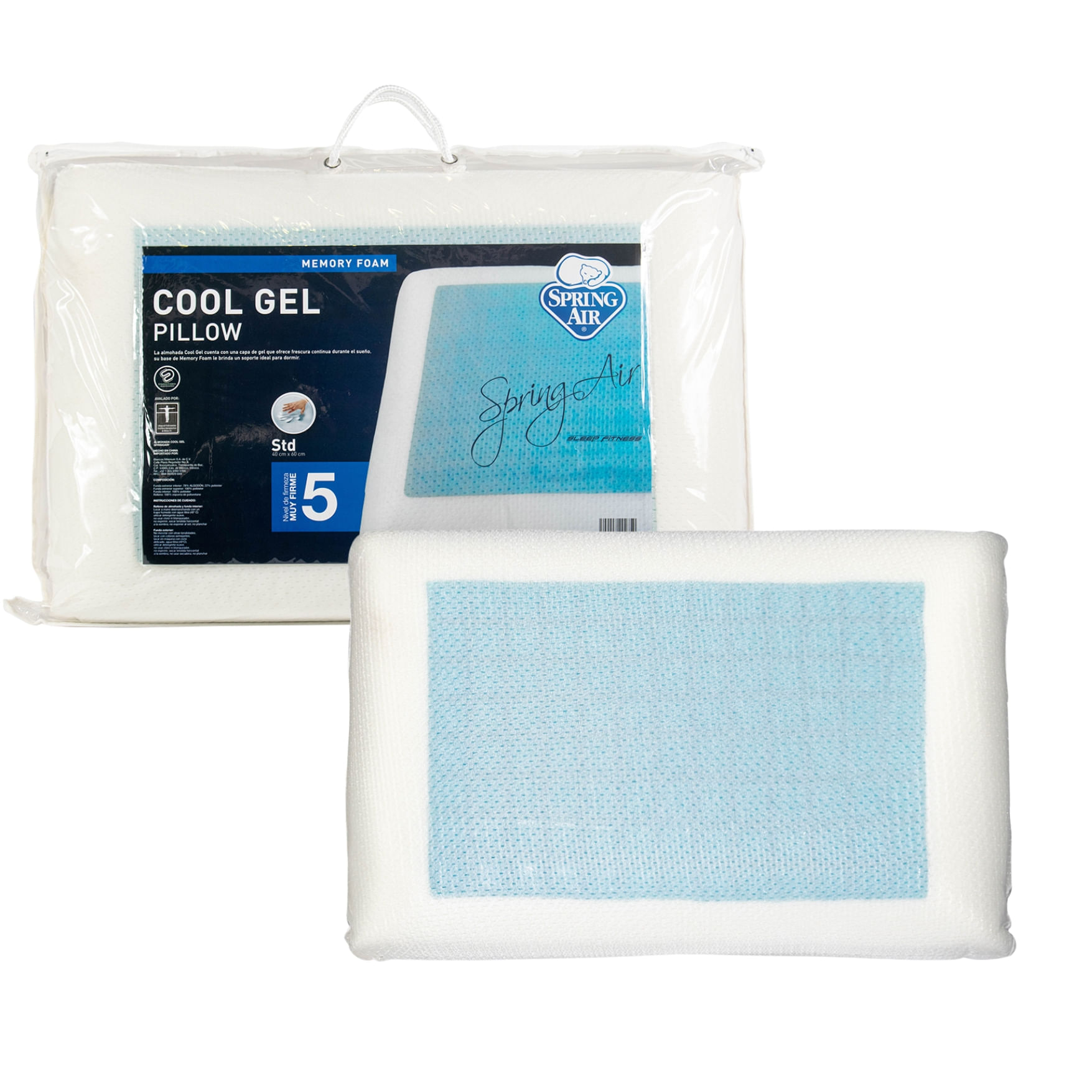 Spring air memory foam cool gel store